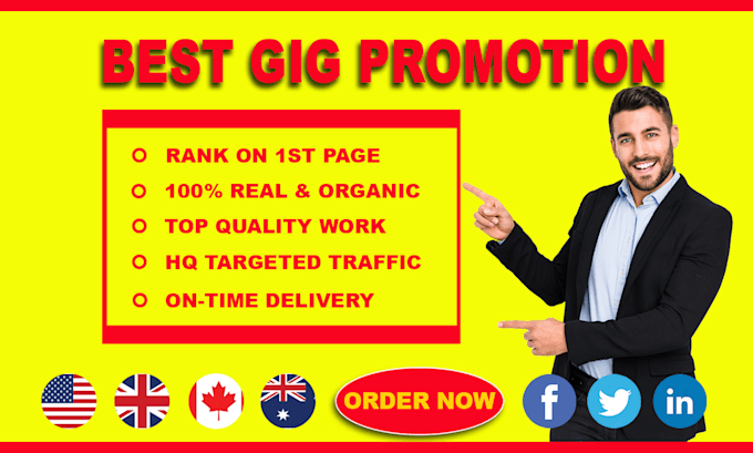 Promote and advertise your fiverr gig to increase sales by ...