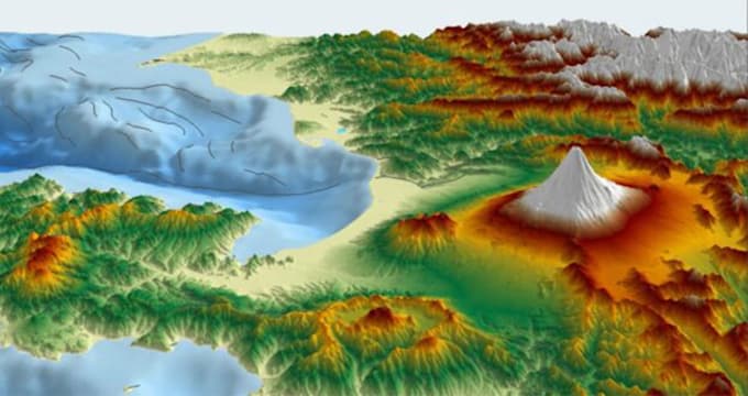 Make a digital elevation model by Erkan_michelson | Fiverr
