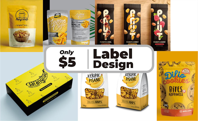 Create an eye catching food packaging by Go_dkv | Fiverr