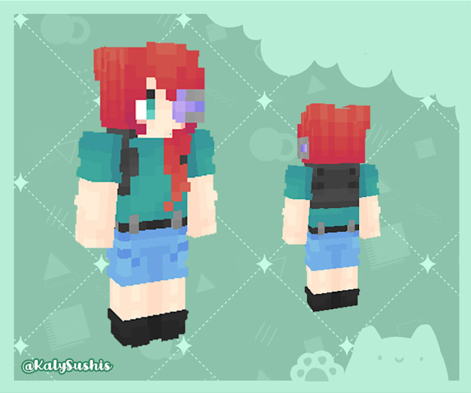 Make you the best custom minecraft skin by Kalyxto | Fiverr