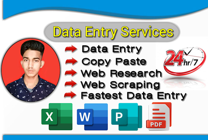 Do excel data entry for web scraping, data mining, copy past by ...