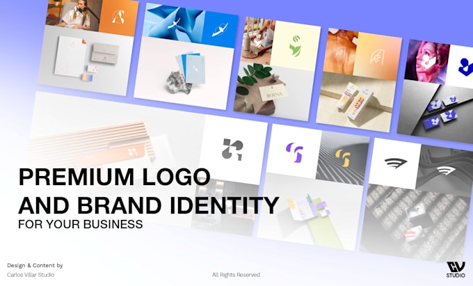 Design a modern and premium logo and brand identity for your business ...