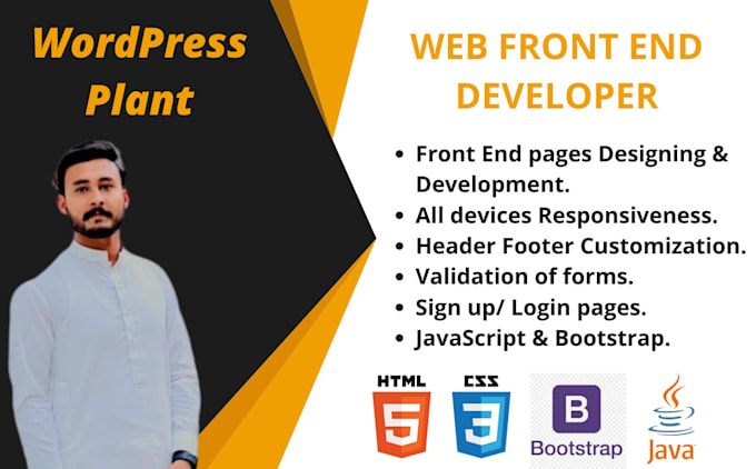 Be your front and developer and designer by Wordpress_plant | Fiverr