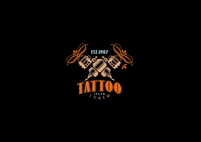 Design modern luxury wonderful tattoo logo with express deliver by ...