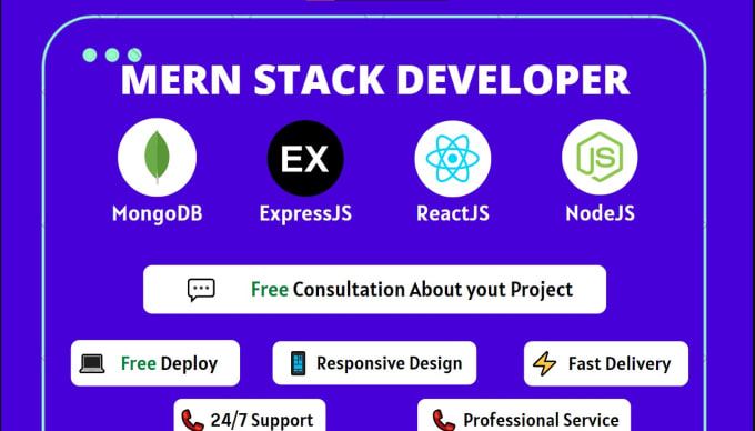 Develop Mern Stack Responsive Website Using Nodejs Reactjs Mongodb Expressjs By Webdevnilesh