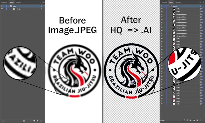 Vectorize logo, vector tracing, redraw and convert image to vector by ...