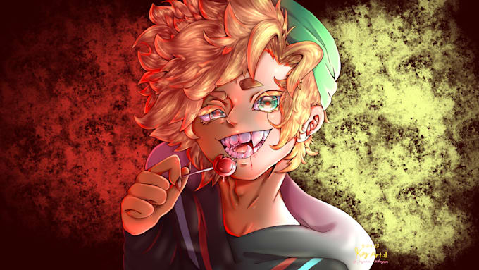 Draw anime style digital art commissions by Kayartist_ | Fiverr