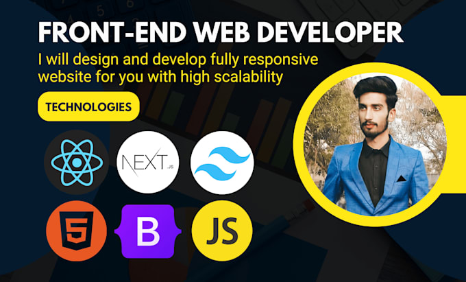 Be Your Front End Web Developer React Js Next Js Html By Arslanvahmad 5312