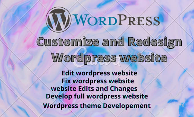 Rebuild, edit, and customize the wordpress website by Marriam_devlpr2 | Fiverr