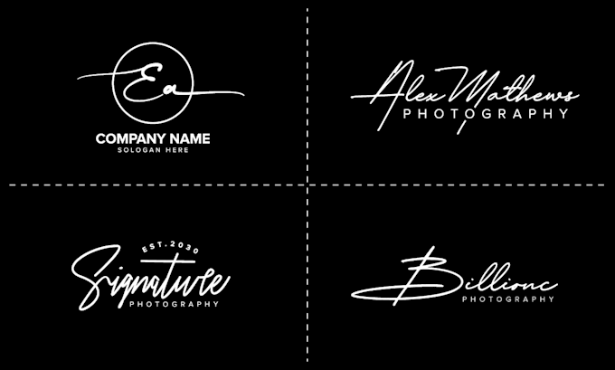 Do make signature logo design in 8 hours by Graphichome9 | Fiverr