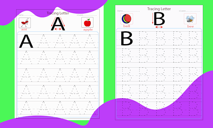 Design children worksheets and activity book by Akashxg1 | Fiverr