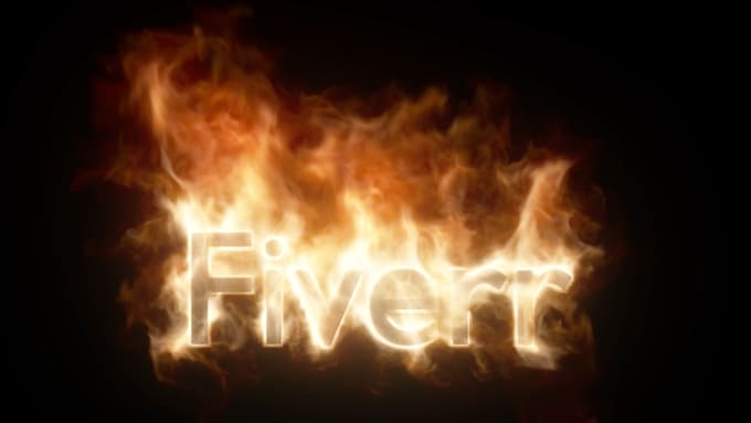Make your name or logo on fire by Mrmoomin | Fiverr