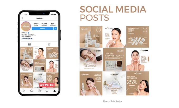 Design professional social media post by Robiaxa | Fiverr