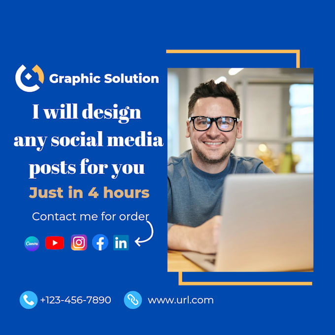 Design any social media posts and templates in canva by Yasirehsan50 ...