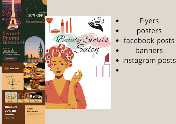 Design fabulous and catchy posters,flyers and banners by Khadijasaif506 ...