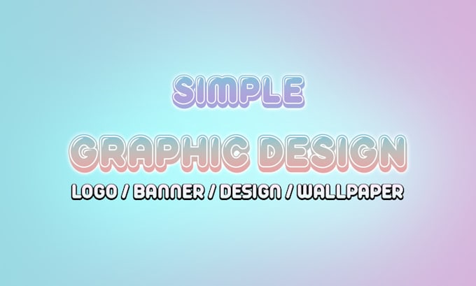 Make you a simple graphic design logo banner by Seven7styles | Fiverr