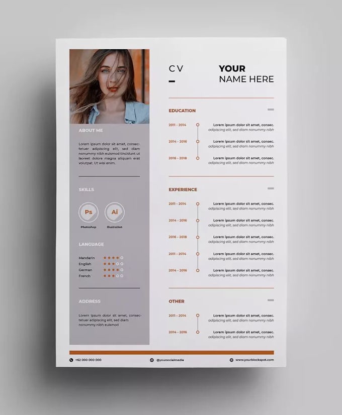 Design a professional cv design or modern resume design by Matifraja ...
