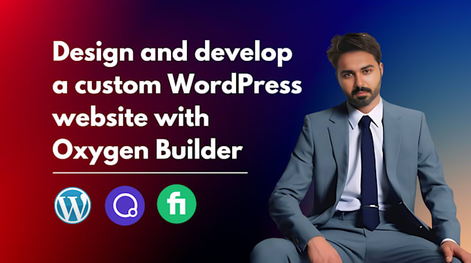 Design and develop a custom wordpress website with oxygen builder by ...