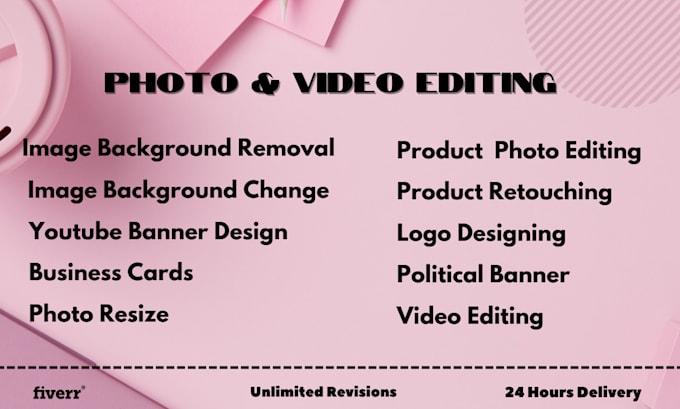 Design unique banners and remove and change image background ...