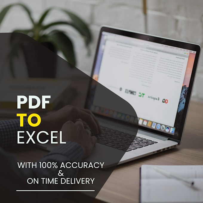 Convert your pdf files to excel sheets by Deninabraham | Fiverr