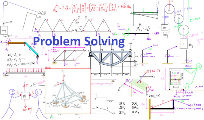 Help you solve engineering mechanics statics problem by Madhu_jm | Fiverr