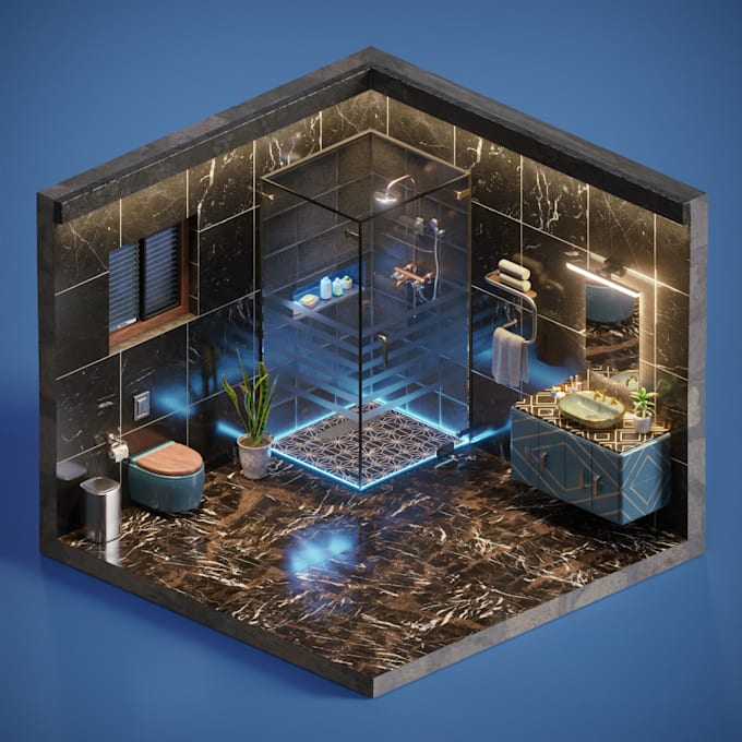 3d buillding design visual by Bimatnk | Fiverr