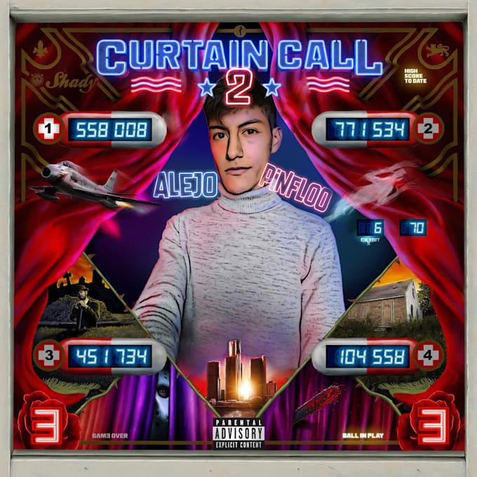 Do an album cover of curtain call 2 with your photo by Alejo_pinfloo ...