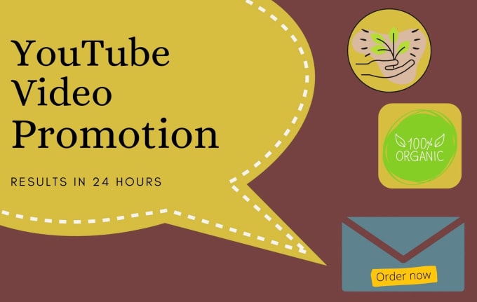 Do fast organic promotion of your youtube video by Promotionator | Fiverr Do fast organic promotion of your youtube video by Promotionator | Fiverr