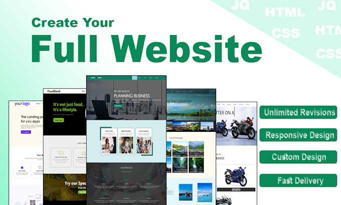 Website design using html css by Kdhsuzan | Fiverr