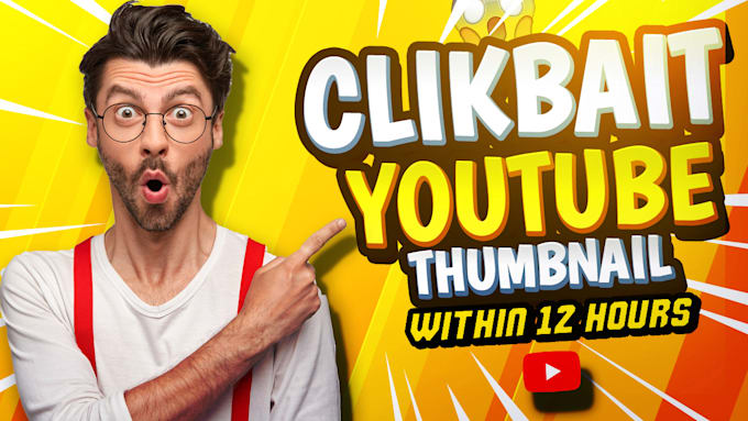 Design attractive clickbait youtube thumbnail by Krakengraphix | Fiverr