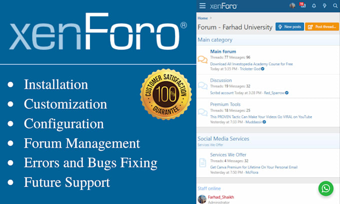 Install xenforo community forum, new addons and themes by Ehtisham_222 | Fiverr
