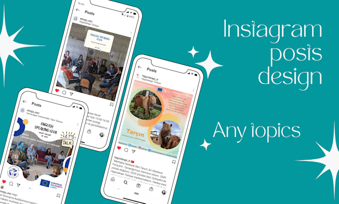 Design attractive instagram posts of any topics by Unirique | Fiverr