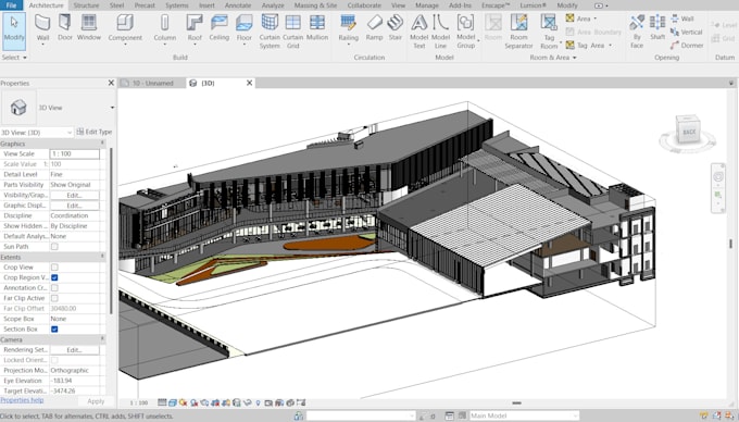 Make your architectural project with revit bim by Esrabor | Fiverr