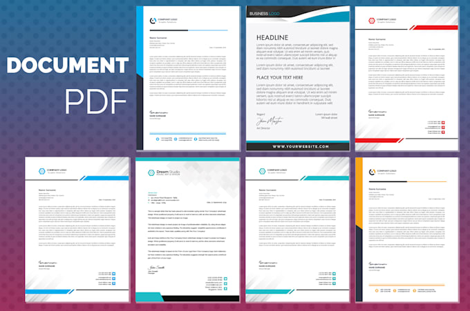 Design presentation pdf document for you by Safyanbajwa | Fiverr
