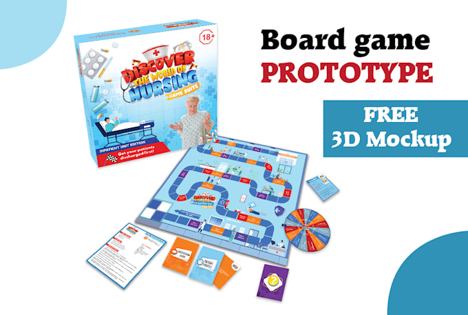 Design your board or card game prototype with free 3d mockup by ...