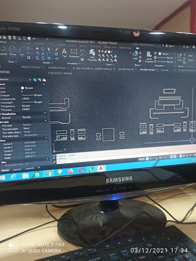 Design 2d mechanical drawings using autocad by Manoj112001 | Fiverr
