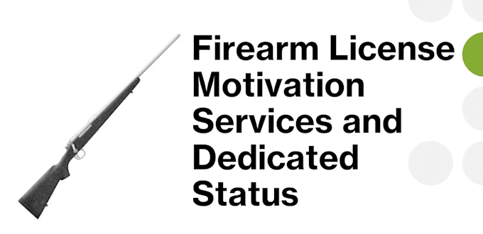 Help with your firearm license application and motivation in south ...