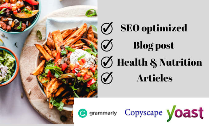 Write food articles, nutrition blogs, and recipes by Duakhan415 | Fiverr