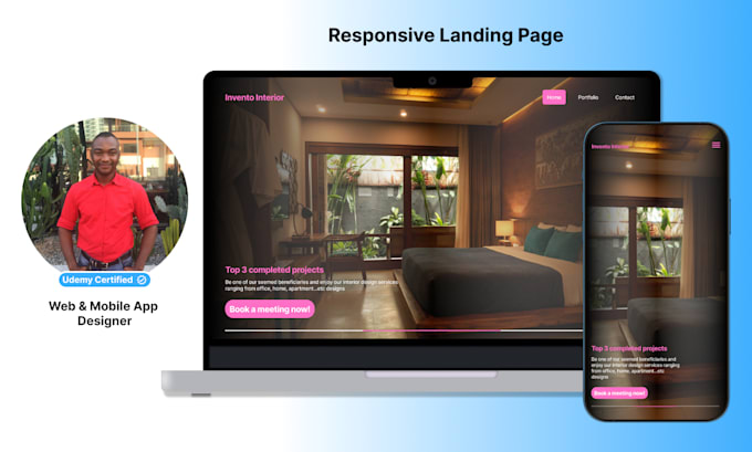 Landing page design in figma by Henrynathan9ja | Fiverr