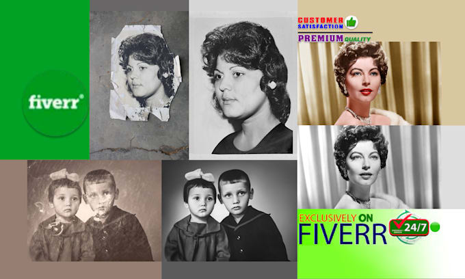 Restore images, repair, fix damaged, colorize, pattern by Barnagraphic ...