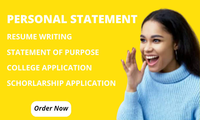 Help you create an high converting personal statement by Prochelly | Fiverr