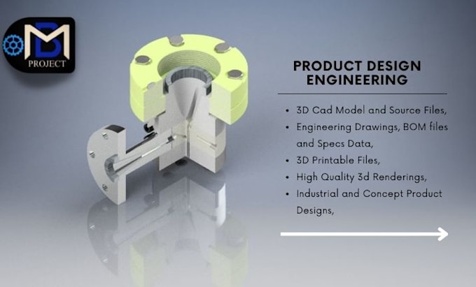 Design 3d cad product models, technical drawings, product rendering by Projectanddesig | Fiverr