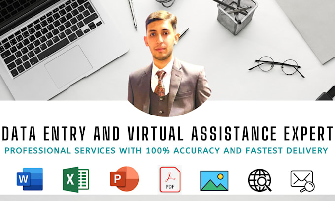 Do data entry, web research, find emails, typing job, virtual assistant, excel by Ammaraftabkhan ...