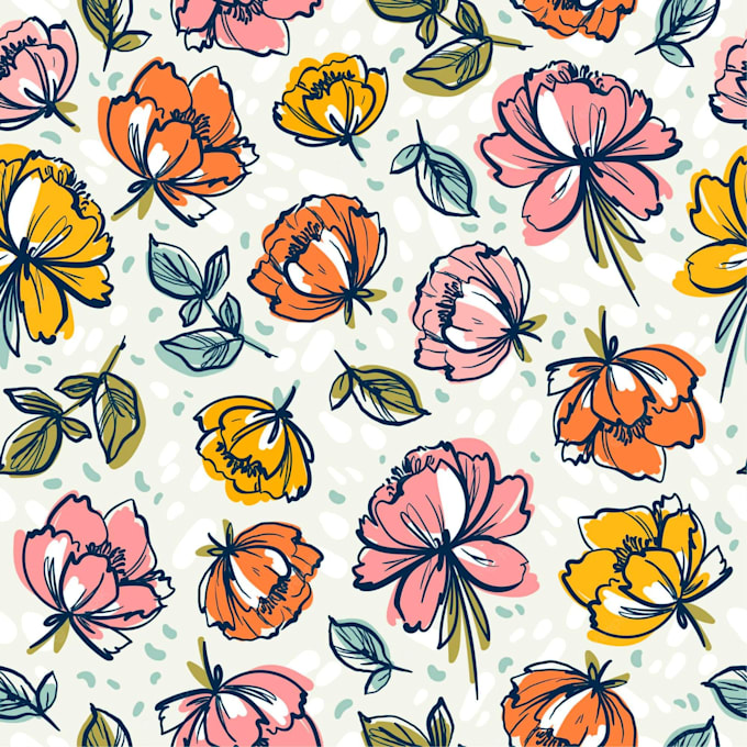 Create engaging and creative pattern design by Preetipriyas | Fiverr