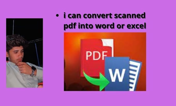 Convert scanned pdf into word and excel by Gulfraz424 | Fiverr Convert scanned pdf into word and excel by Gulfraz424 | Fiverr