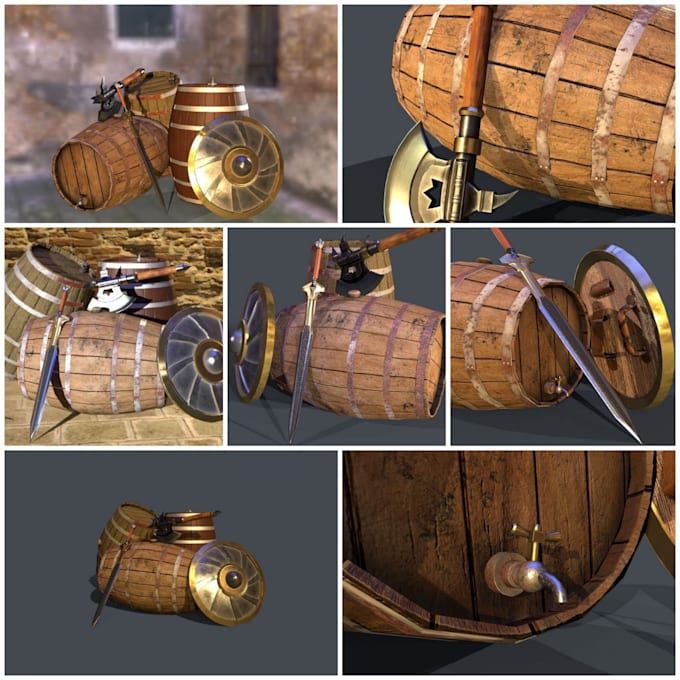 Create any 3d models assets for games or any needs by Karengoginyan03 ...