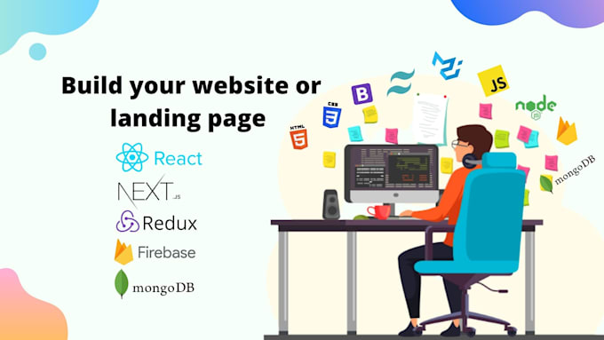 Develop your website or landing page using react, next js, redux, firebase, node by Alamin_247 ...