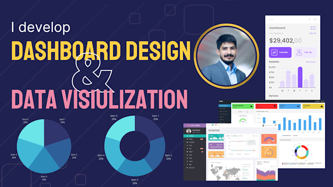 Develop dashboard design and data visualization by Mhamidraza9 | Fiverr