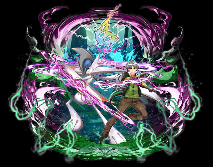 Create you trainer and your pokemon with epic battle effect by ...