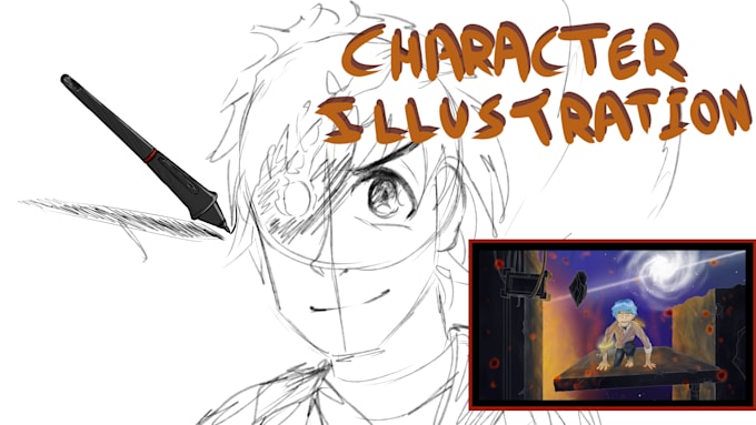 Illustrate your characters for your project by Universgenome | Fiverr